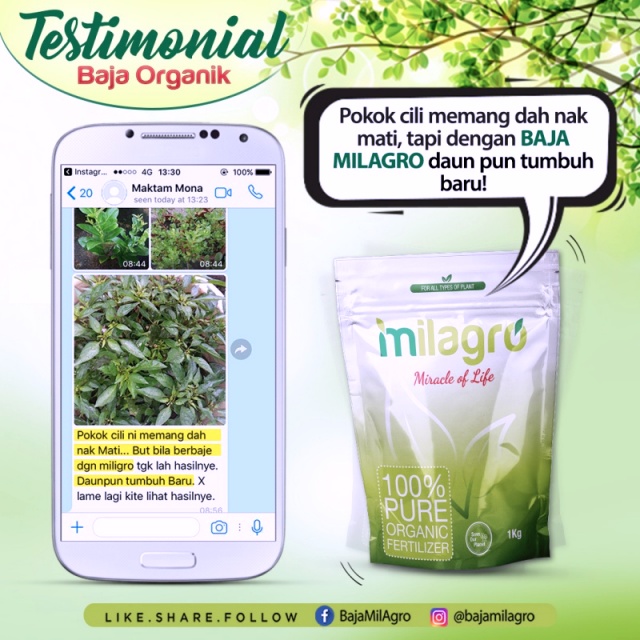 Baja Milagro | Organic Fertilizer | Baja Malaysia - Baja Organik